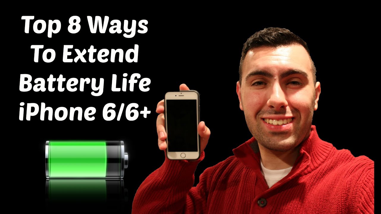 Top 8 Hidden Ways To Extend Battery Life (iPhone 6/6+) - YouTube