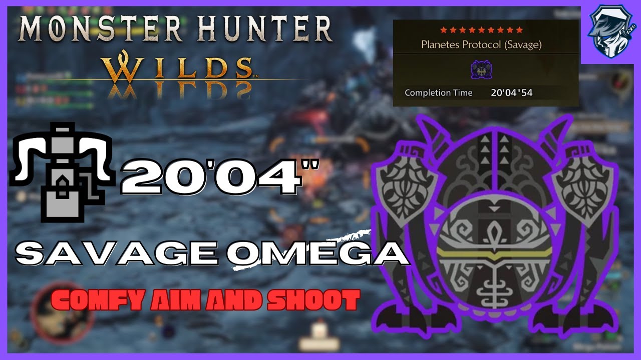 MH WILDS | Savage Omega comfy | Aim and shoot HBG - YouTube