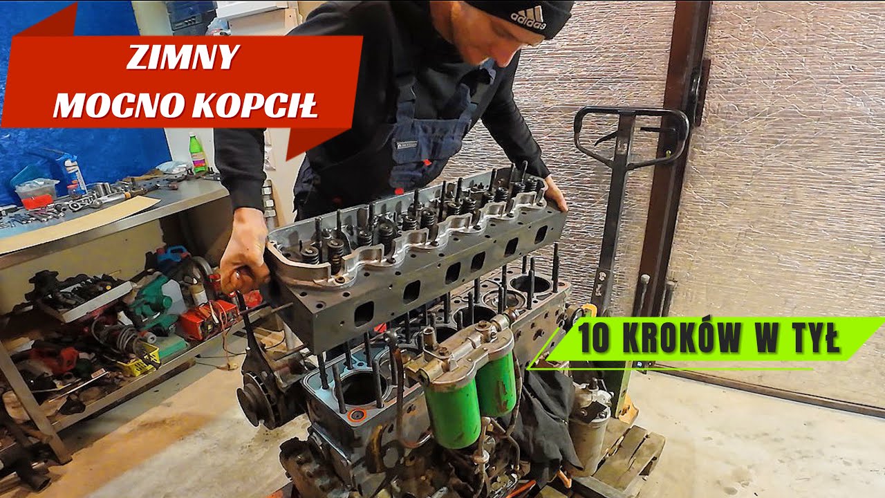 JOHN DEERE Z SILNIKIEM BIZONA #15 10 KROKÓW W TYŁ, ZIMNY MOCNO KOPCIŁ ...