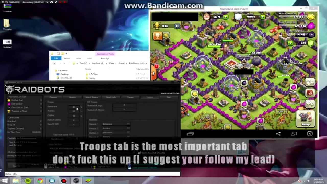 How To Use RaidBot v6.1 - YouTube