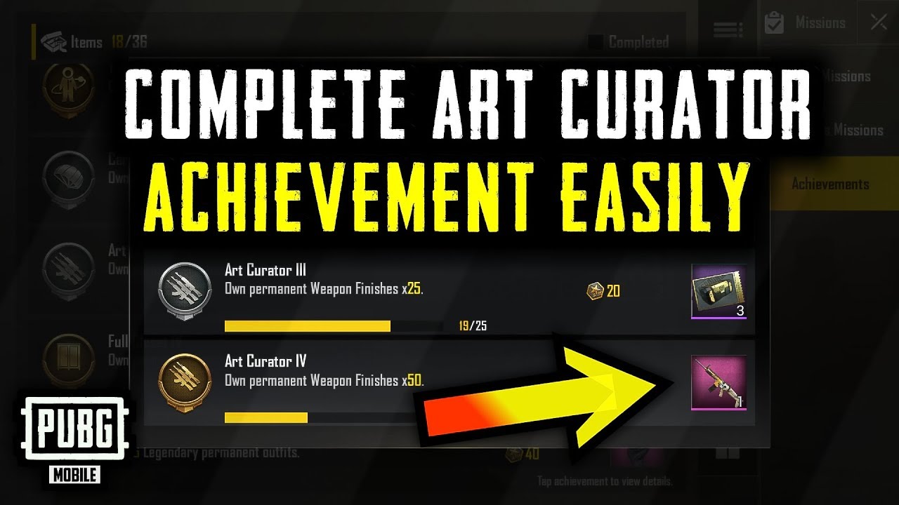 HOW TO COMPLETE ART CURATOR ACHIEVEMENT IN PUBG MOBILE - YouTube