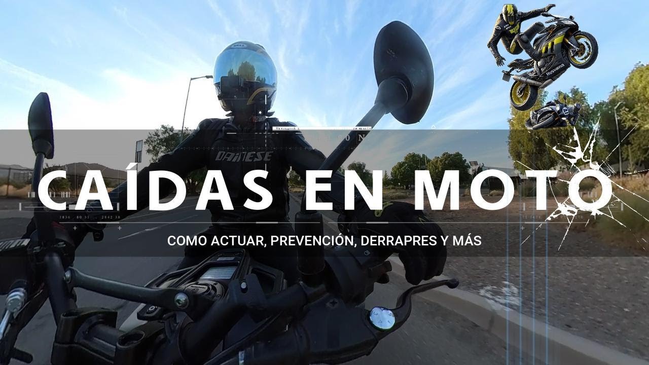 CAÍDAS EN MOTO - ¿Como actuar?, prevención, derrapes, primeros auxilios ...