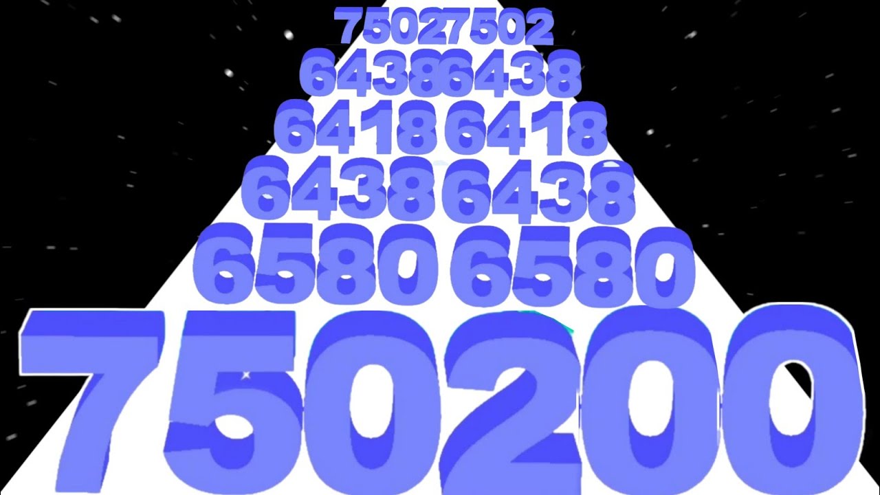 Number Rush: 2048 Challenge / Number Run 3D - (Infinity Number Run) Max ...