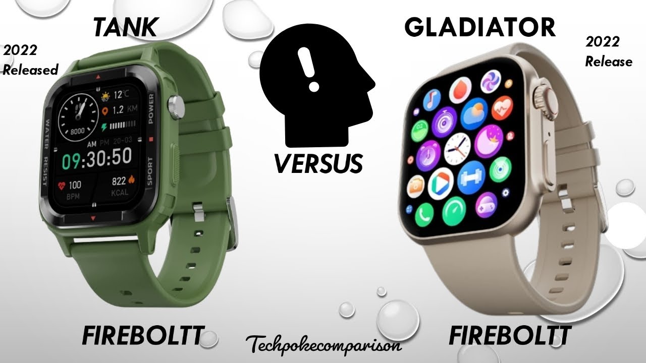 Fireboltt Gladiator vs Fireboltt Tank 🔥 Best looking Smartwatch 2022 # ...