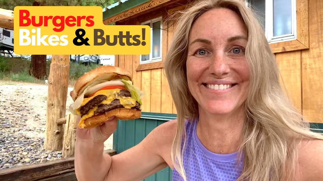 Burgers, Bikes and Butts! ( S2D4 Bikepacking Idaho ) - YouTube