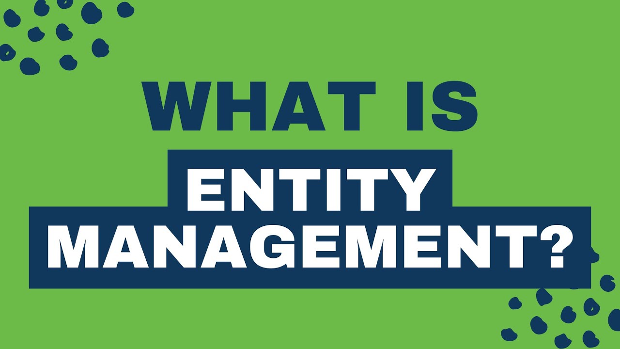 What Is Entity Management? - YouTube