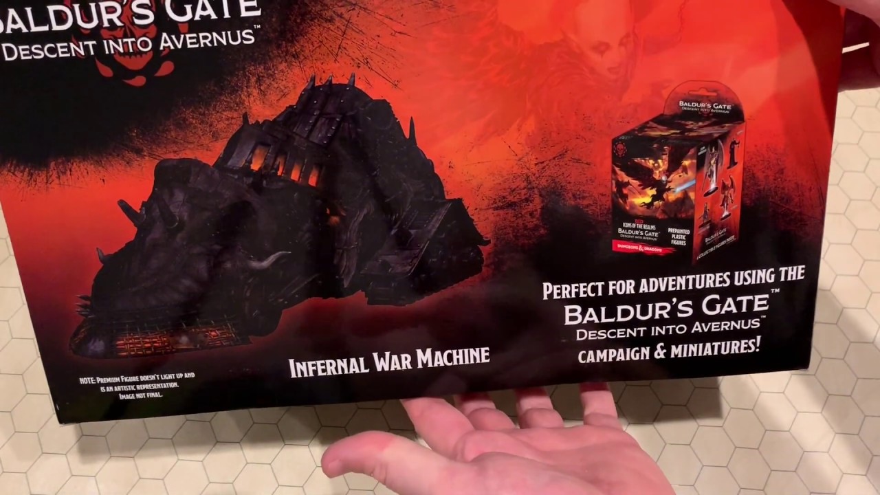 Unboxing the D&D Descent into Avernus Infernal War Machine Premium ...