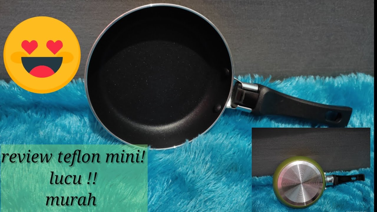 review teflon mini|peralatan masak mini|lucu murah .. - YouTube