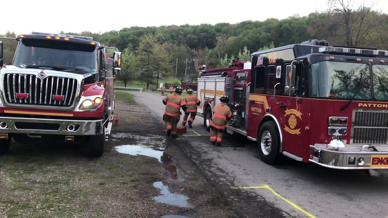 Patton Fire Company Station 62 Pumping Contest - YouTube