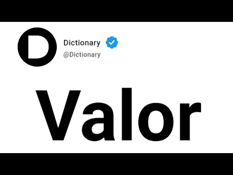 Valor Meaning In English - YouTube