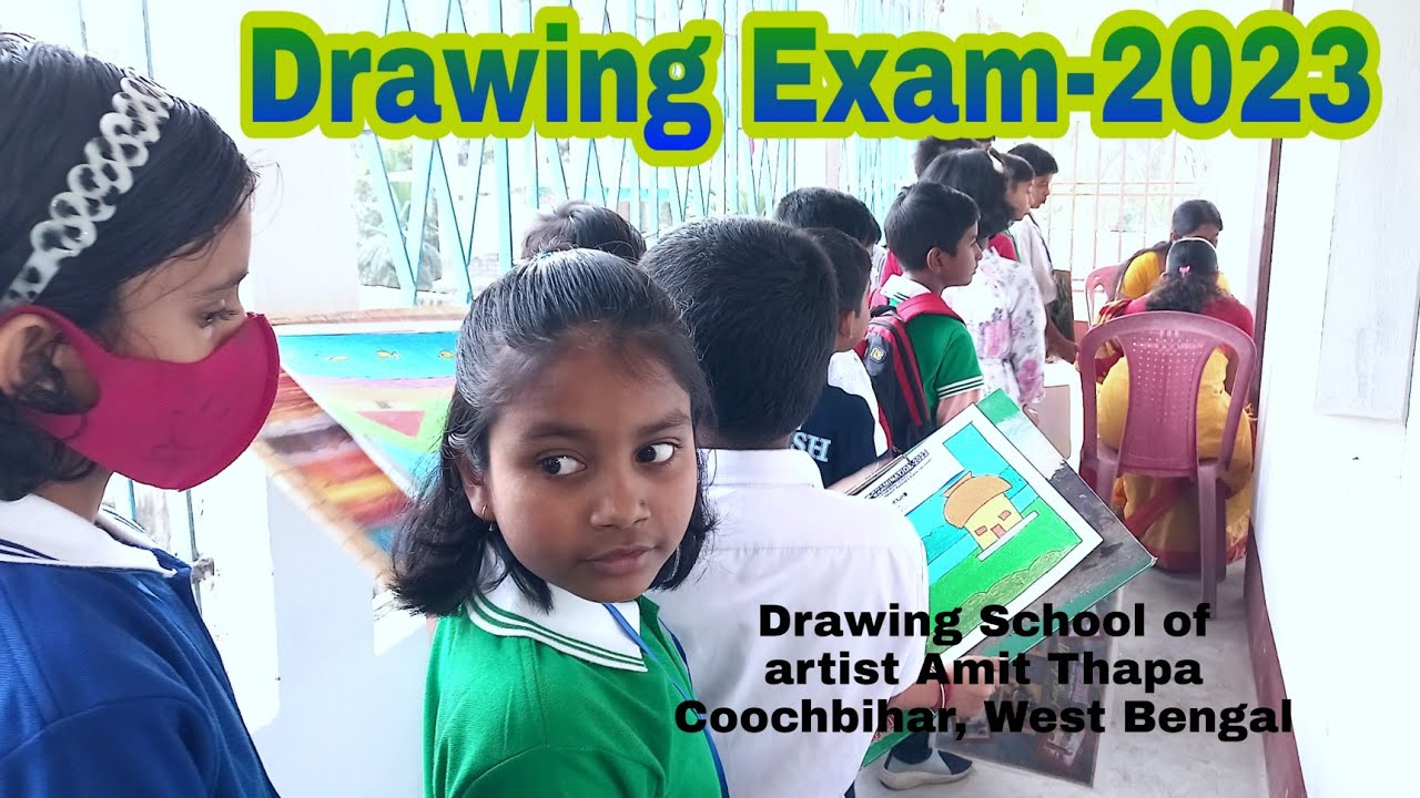 Drawing Exam ️🙏 Bharat Kala Kendra ️🙏 Thapa Institute Of Fine Arts 2023 ...