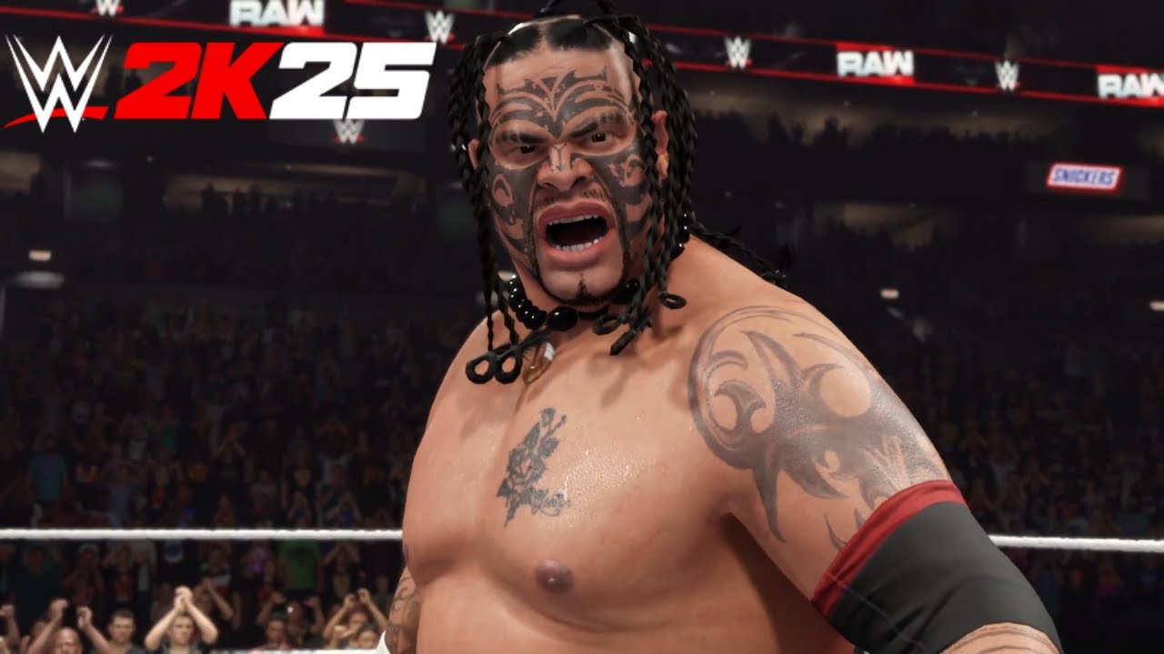 WWE 2K25 - Umaga (Entrance, Signature, Finisher, Victory) [3rd Person ...