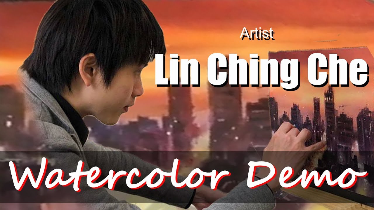 Watercolor Demonstration Artist Lin Ching Che - YouTube