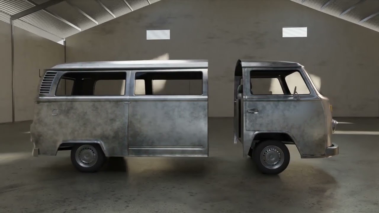 VW Kombi Type 2 1974 Modification (Limousine) - 3D - YouTube