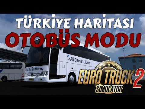 TÜRKİYE HARİTASI VE OTOBÜS MODU! | Türkiye Modu Nasıl Kurulur? | Euro Truck Simulator 2 - Emardo