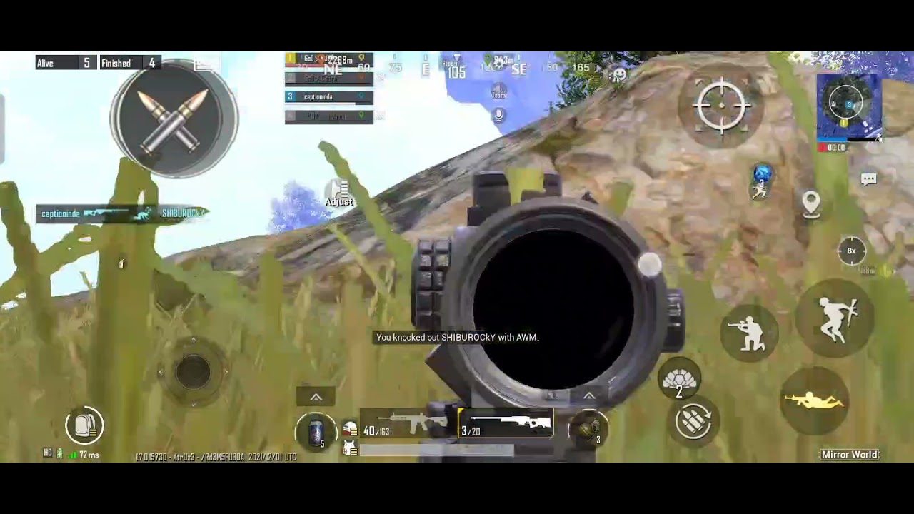 m416 with awm easy 1v3 ️😂victor chaca 😂😀 - YouTube