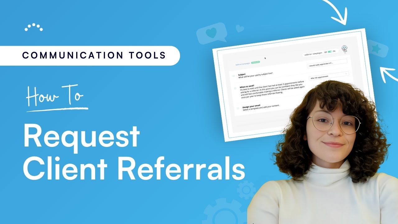 How to request Client Referrals — ClinicSense Communication tools - YouTube
