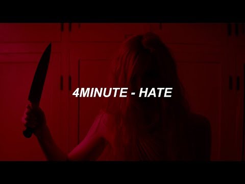 4MINUTE(포미닛) - 싫어(Hate) Easy Lyrics