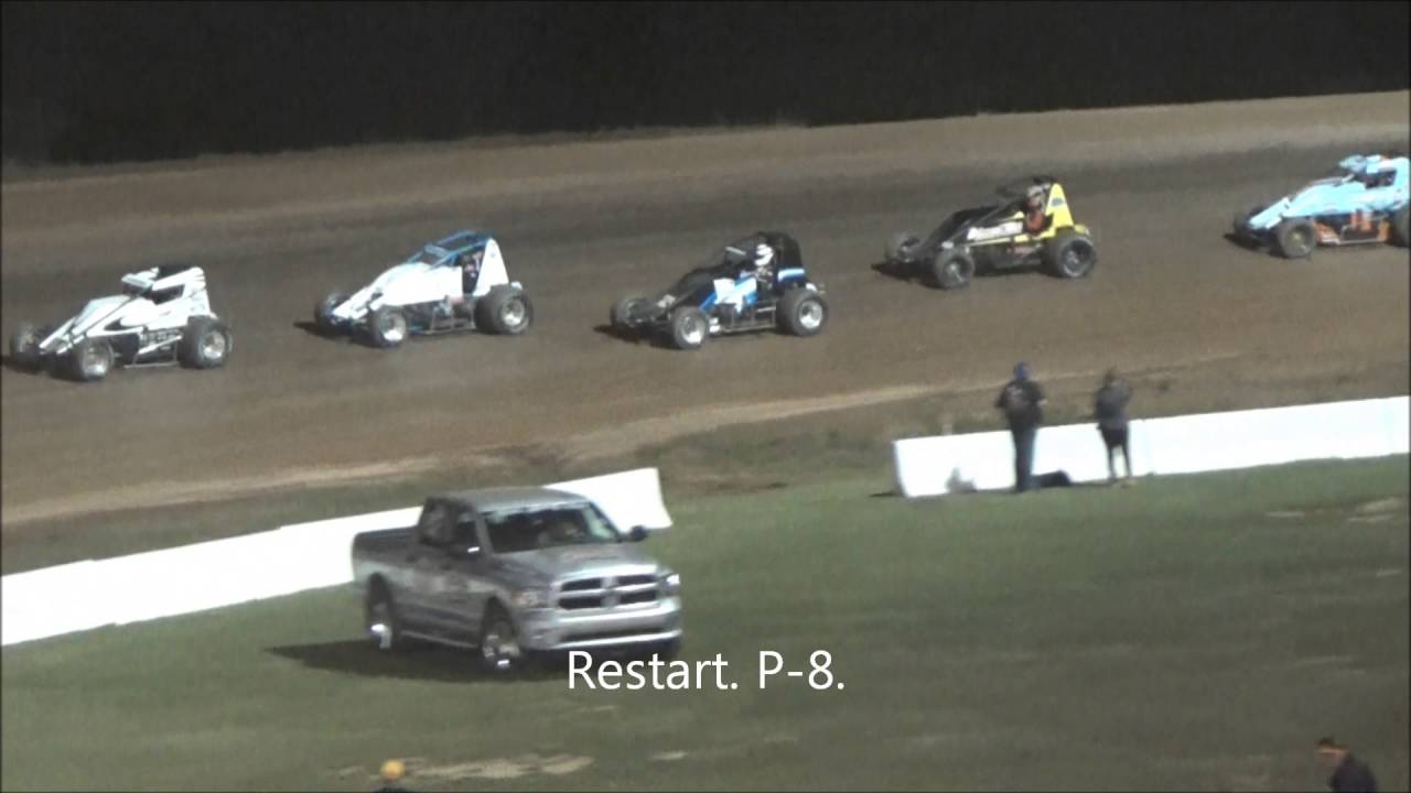 AJ Flick BOSS Wingless 410 Sprints Lernerville Speedway July 1, 2016 ...