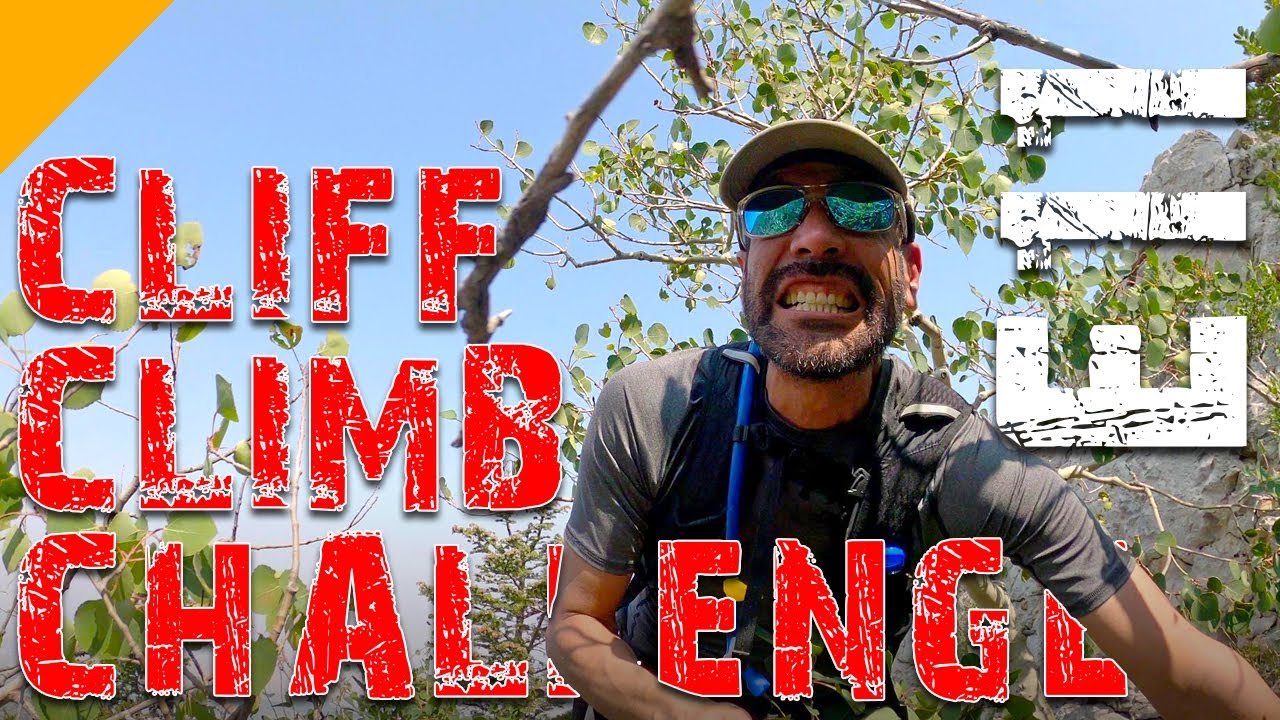 Cliff Climb Challenge: @ Del Agua Overlook!!! - YouTube
