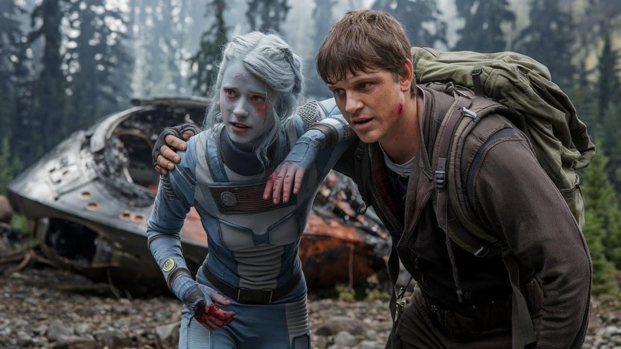 Injured, Lost Alien Girl and Human Engineer Stranded on an Alien Planet ...