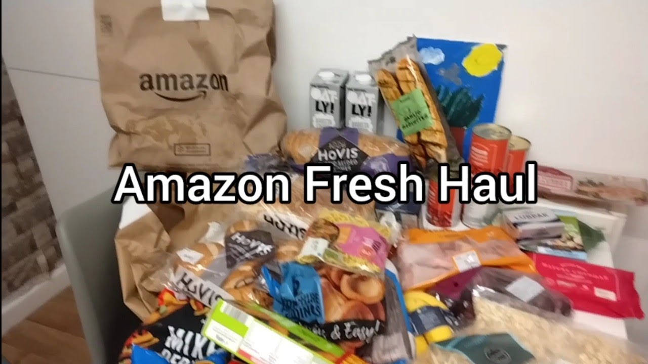 Amazon Fresh Weekly Food Haul for Family of 5 UK Delivery in 2 Hour ...