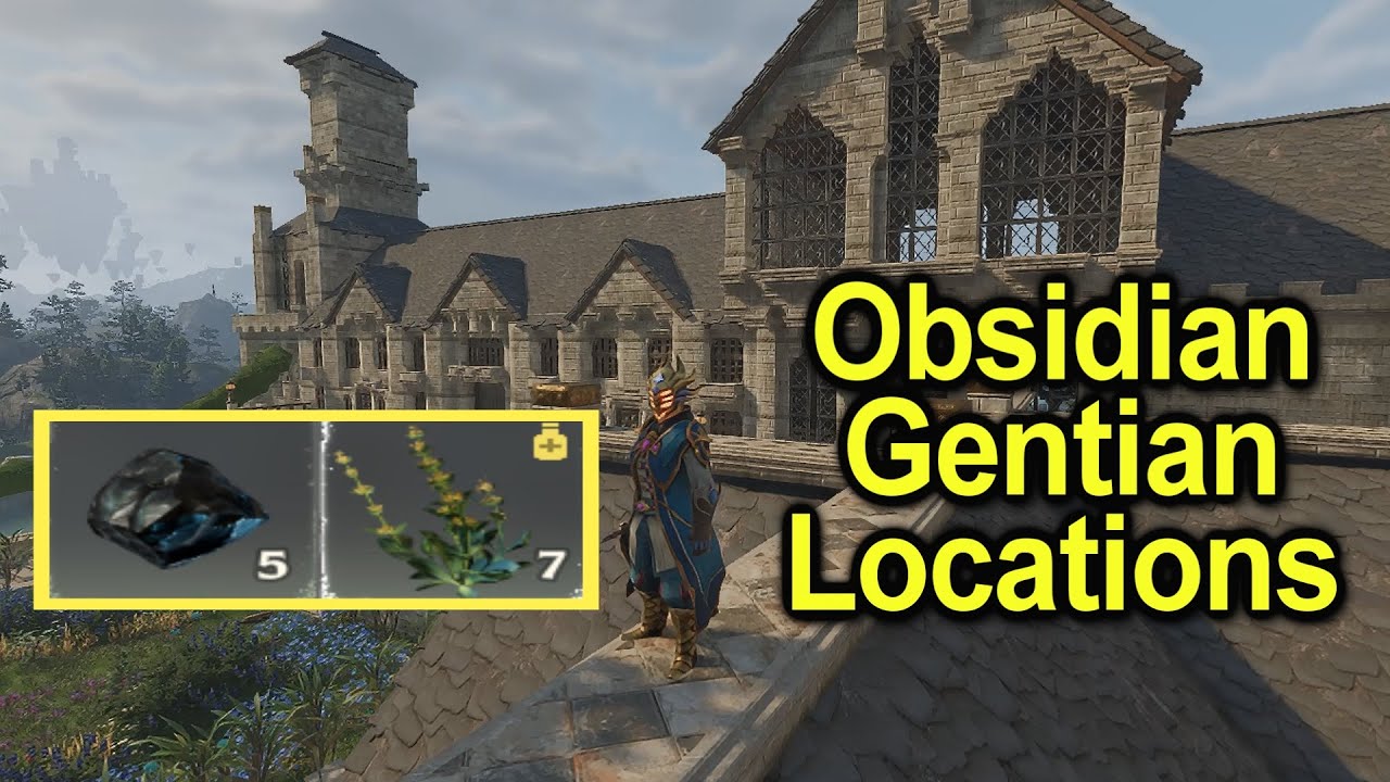 Obsidian and Gentian locations | Enshrouded - YouTube