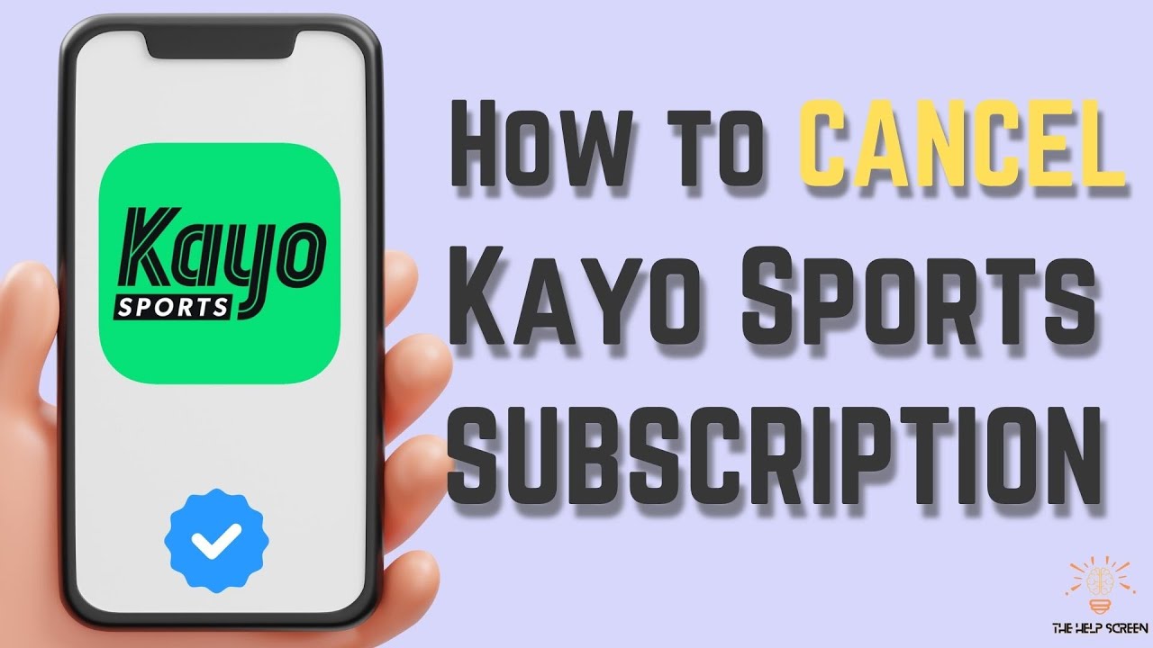 How to Cancel Kayo Sports Subscription (Step-by-Step Guide) - YouTube