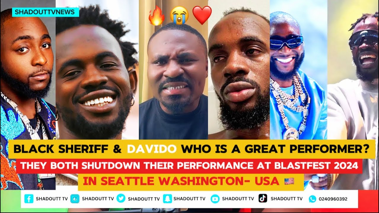 Davido & Black Sherif great performers Both shutdown Blastfest 24 show ...