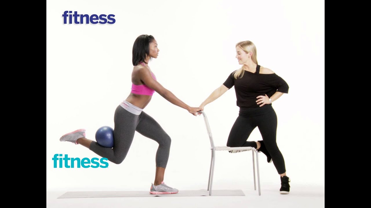 Hover Lunge Toning Exercise | Fitness - YouTube