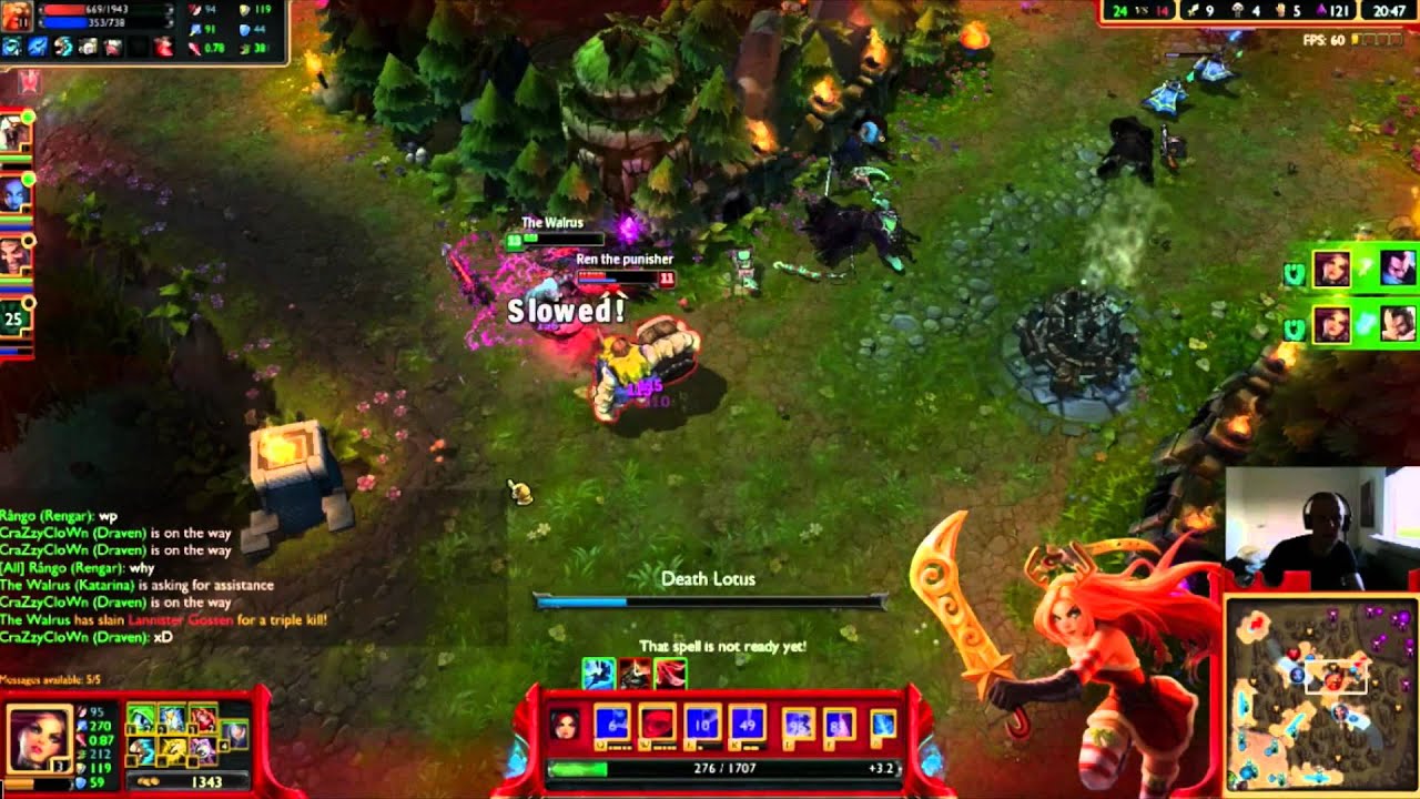 League Of Legends - Katarina Minitage - The Walrus - YouTube