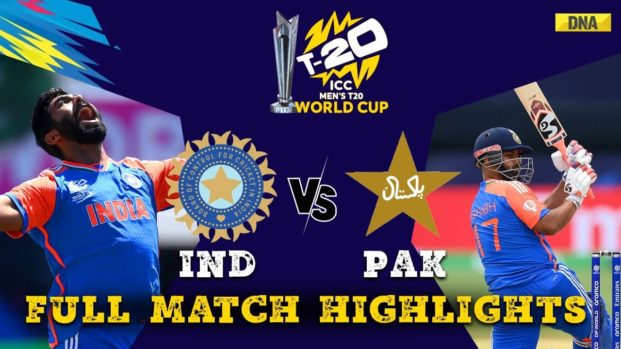 IND Vs PAK Full Match Highlights: India Defeat Pakistan By 6 Runs I T20 ...
