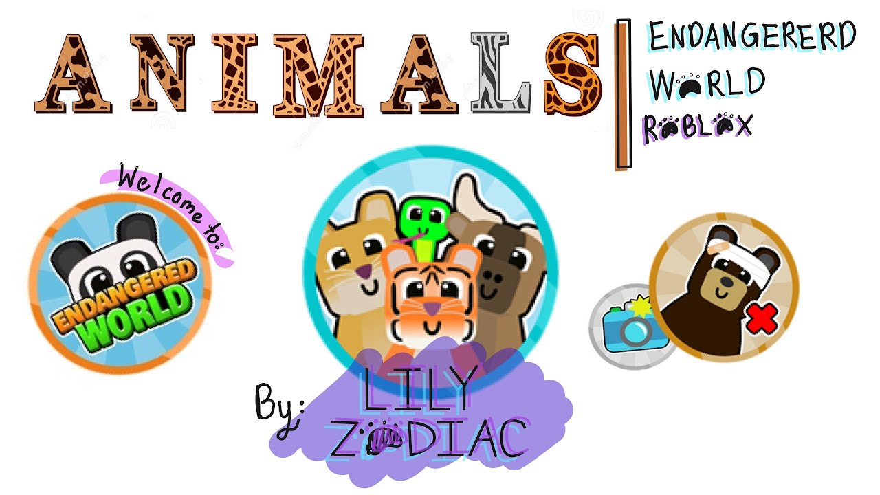 Animals 🐾 | Roblox | Endangered World! 🐯 - YouTube