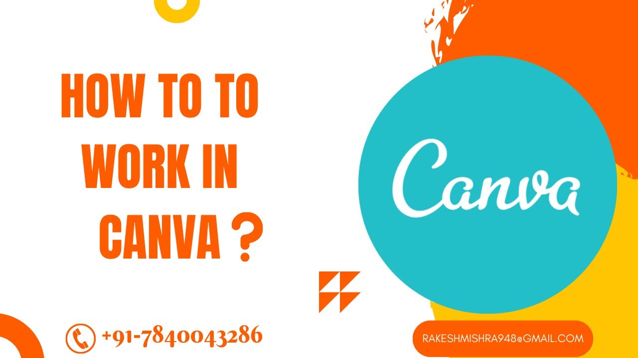 How to Work in Canva - YouTube