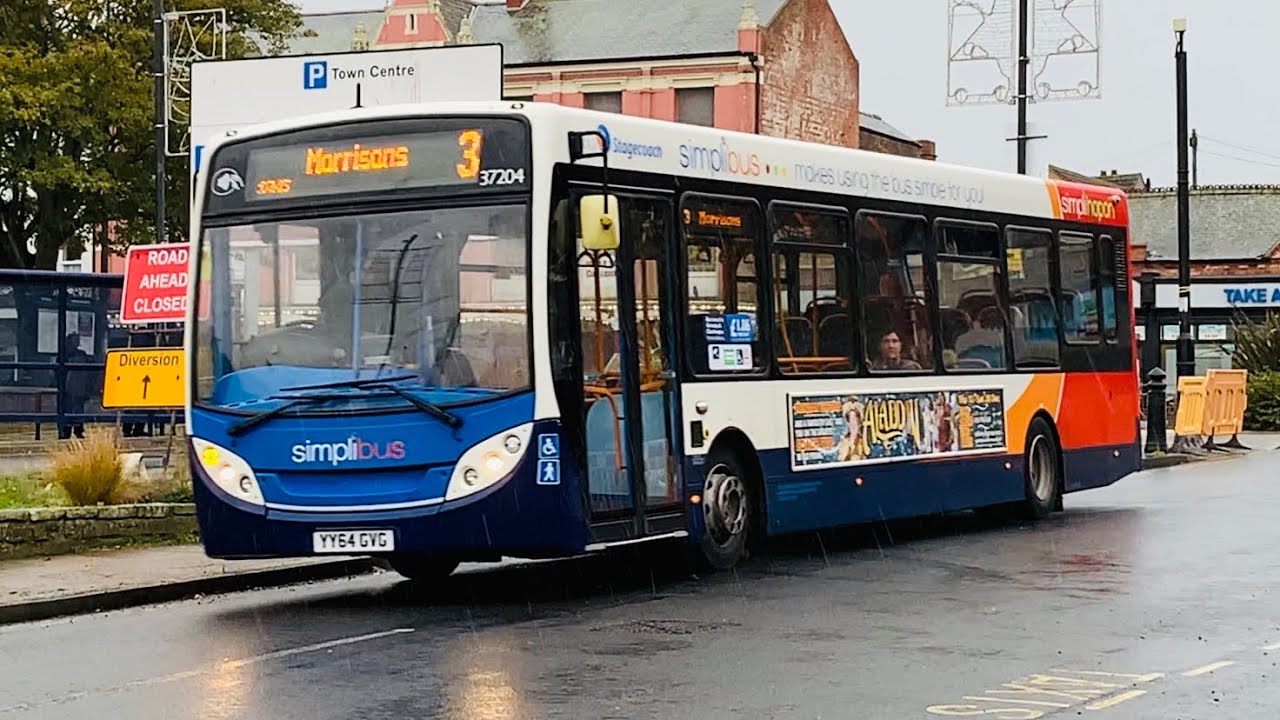 Stagecoach Bus Grimsby/Cleethopres 37204 On 3 From Morrisons To ...