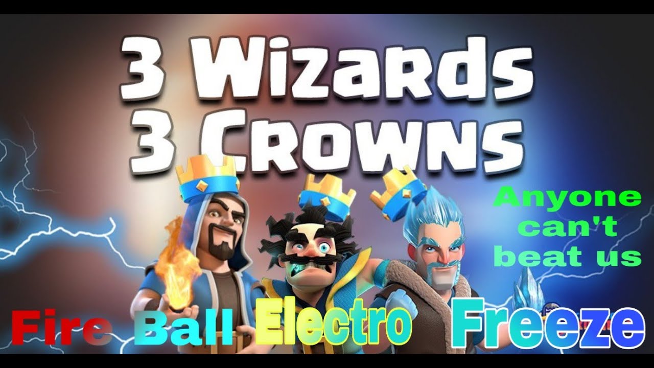 New Over Power Deck, Triple Wizard Deck. Easy win from this deck ...