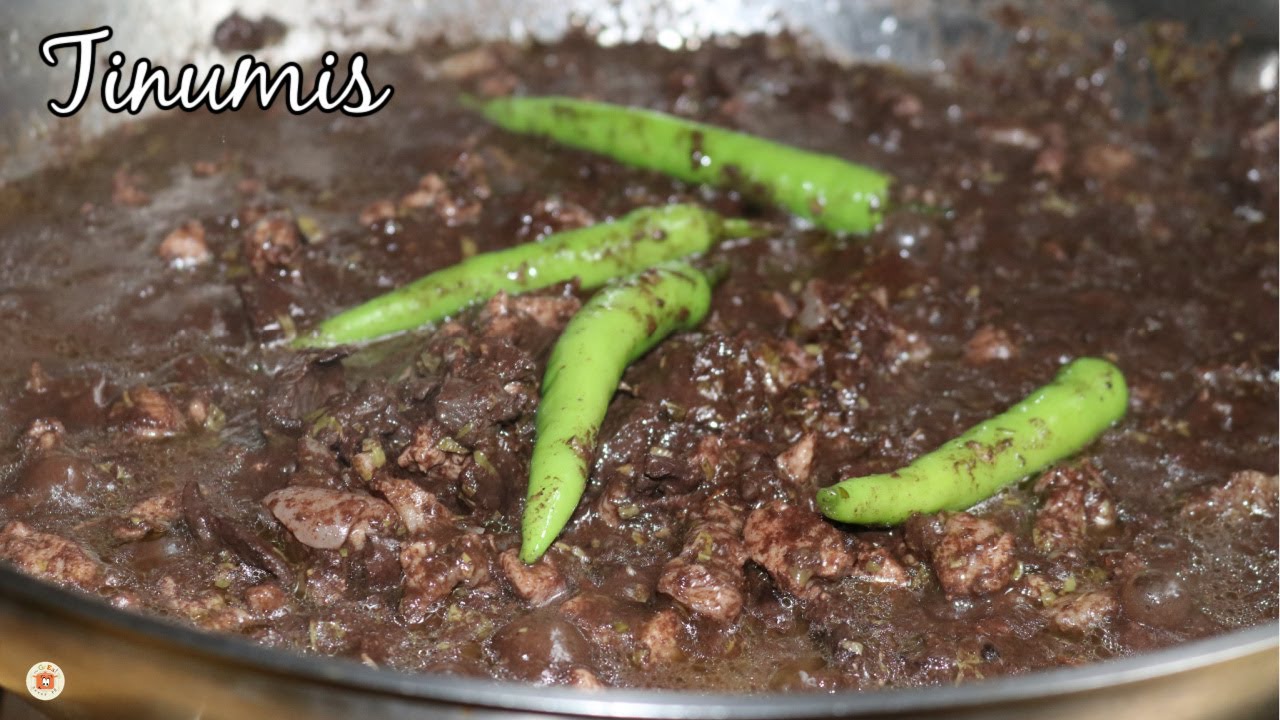 TINUMIS Recipe | Nueva Ecija's PORK DINUGUAN ~ My Version - YouTube
