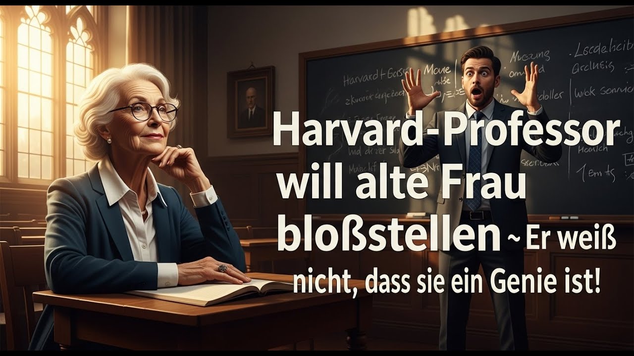 Ein Harvard-Professor versucht, eine alte Frau bloßzustellen – ohne zu ...