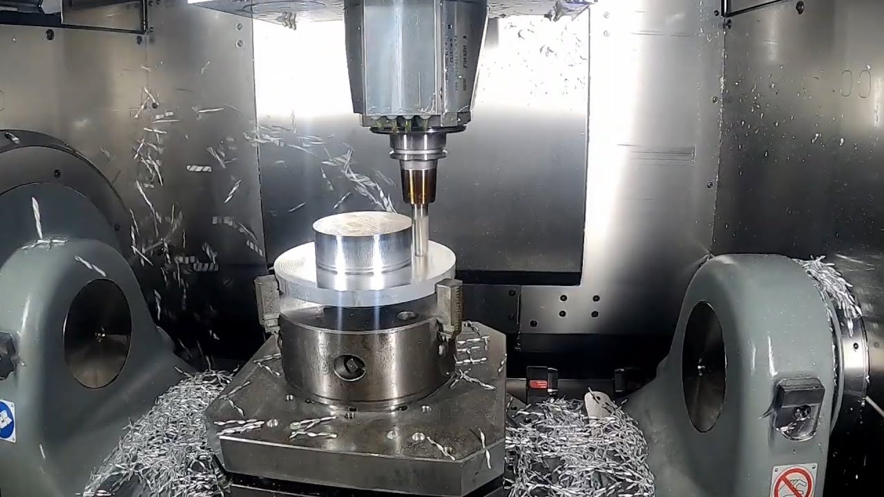 CNC Machine Milling & Turning Cutting High Speed Machining - YouTube