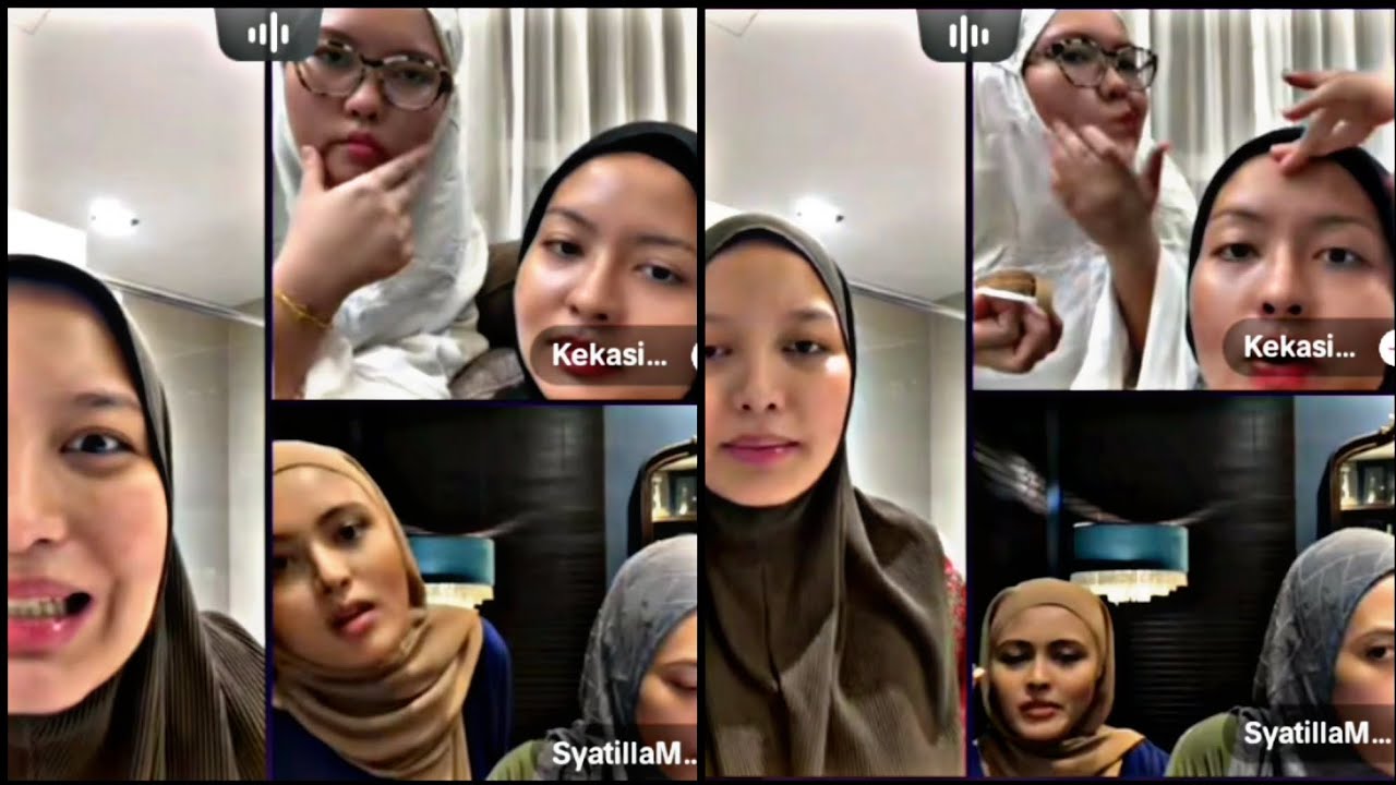 Syifa & Syatilla Melvin || Seronok Membawang Pasal Kak Long Lepas Kak Long Keluar Live 😄😄 - YouTube