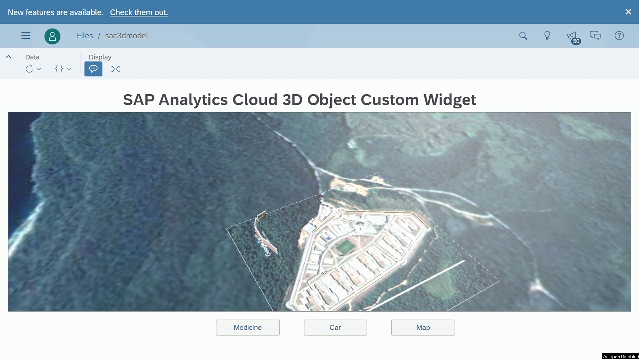 SAP Analytics Cloud 3D Objects Custom Widget - YouTube