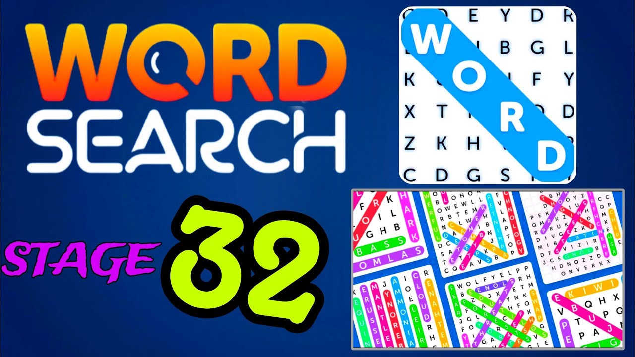 WORD SEARCH Stage 32 Level 244 245 246 247 248 249 250 251 - YouTube