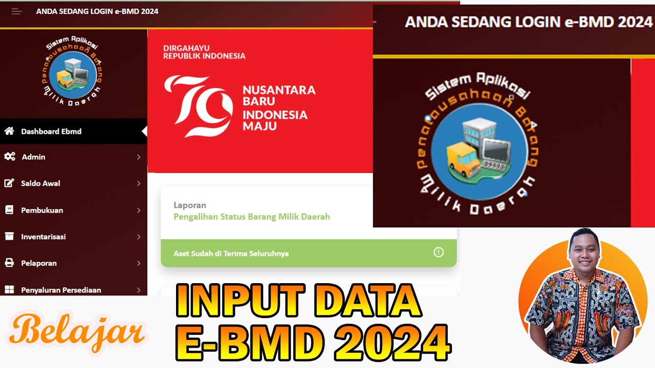 eBMD 2024 #1 - Input data aset pengadaan belanja modal - YouTube
