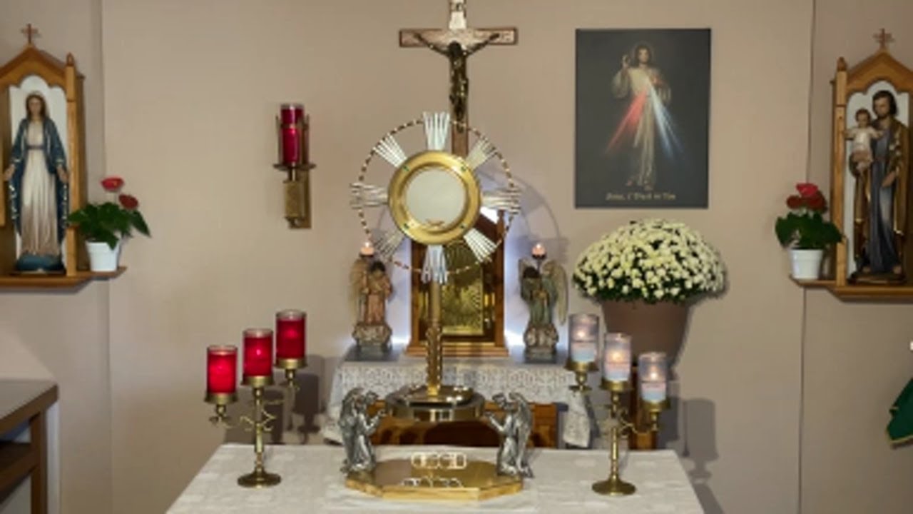 LIVE Eucharistic Adoration - Sisters of Divine Mercy - YouTube