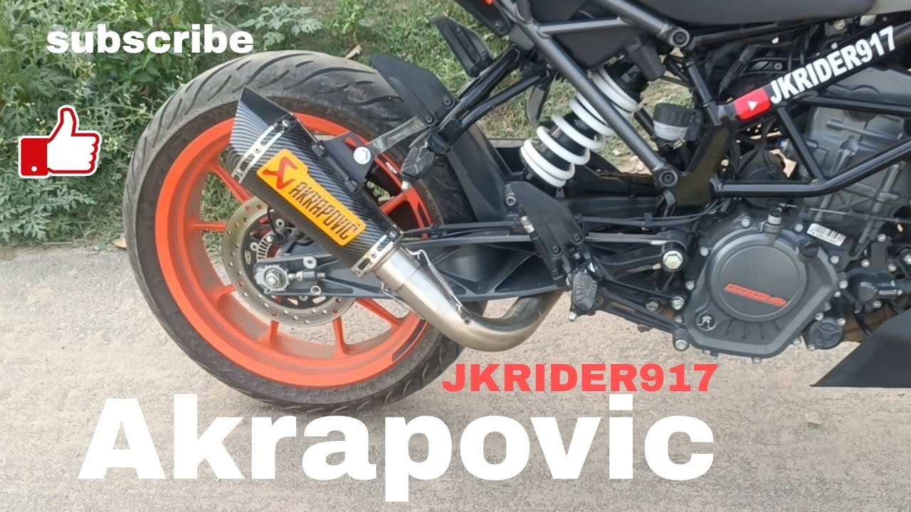 🔥Duke 200 akrapovic sound 🔥#reels - YouTube