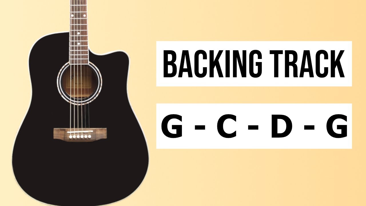 Easy Beginner Rhythm Guitar Backing Track Jam in G Major (80 BPM) - YouTube