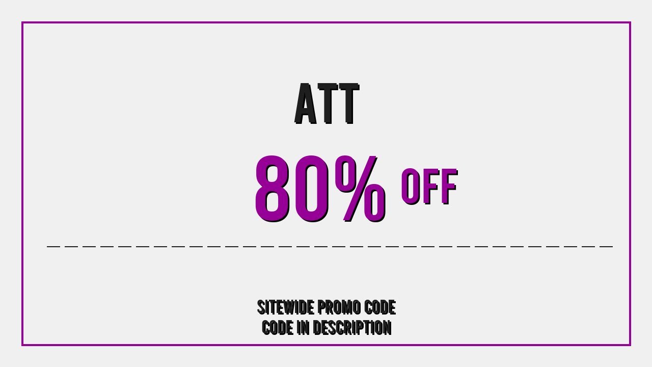 ATT Promo Code 2025 March - YouTube