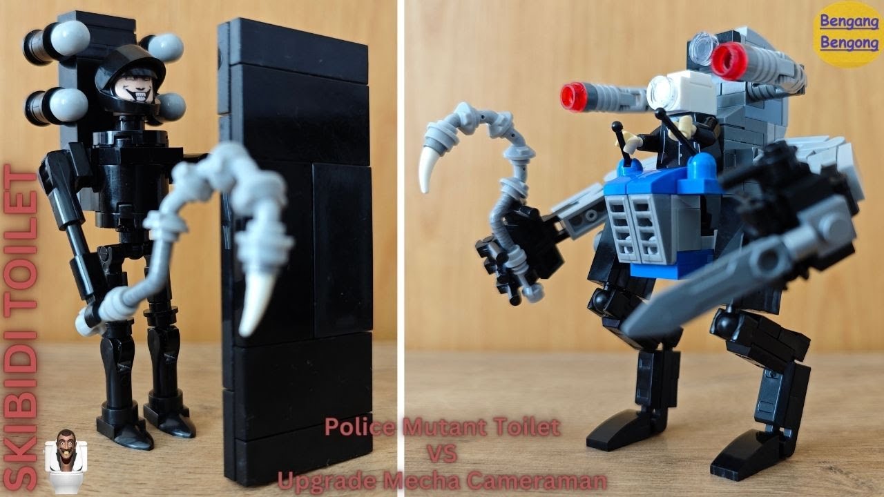 Speed Build Skibidi Toilet LEGO: Building Upgrade Mecha Cameraman vs ...