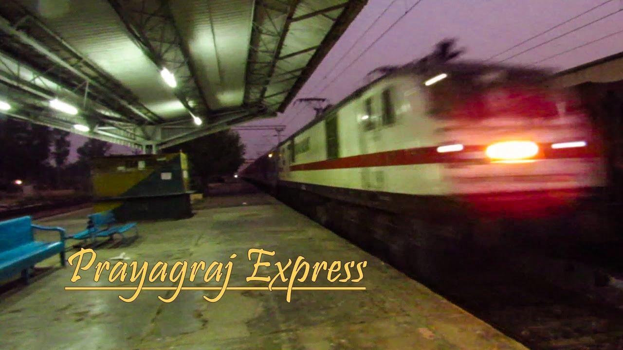 India's Royal Train | The Glorious Prayagraj Express Breaks Dawn at ...