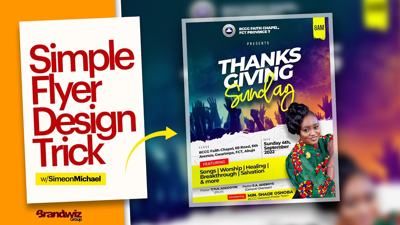 Simple Flyer Design Trick - YouTube